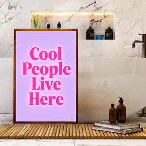 Preppy Wall Art, Motivational Quote Print, Trendy Wall Decor, Modern ...