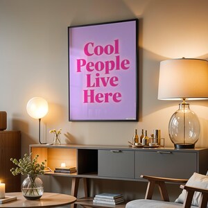 Preppy Wall Art, Motivational Quote Print, Trendy Wall Decor, Modern ...