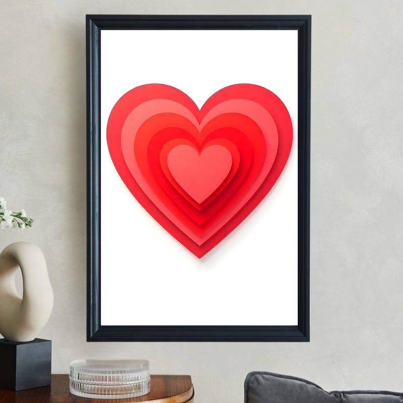 Preppy Heart Wallpaper - Etsy