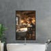Highland Cow Butler Rustic Bathroom Decor, Quirky Animal Art Print ...