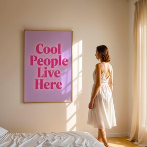 Preppy Wall Art, Motivational Quote Print, Trendy Wall Decor, Modern ...