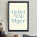 Go Get Em Tiger Wall Art, Motivational Preppy Wall Art, Inspirational ...
