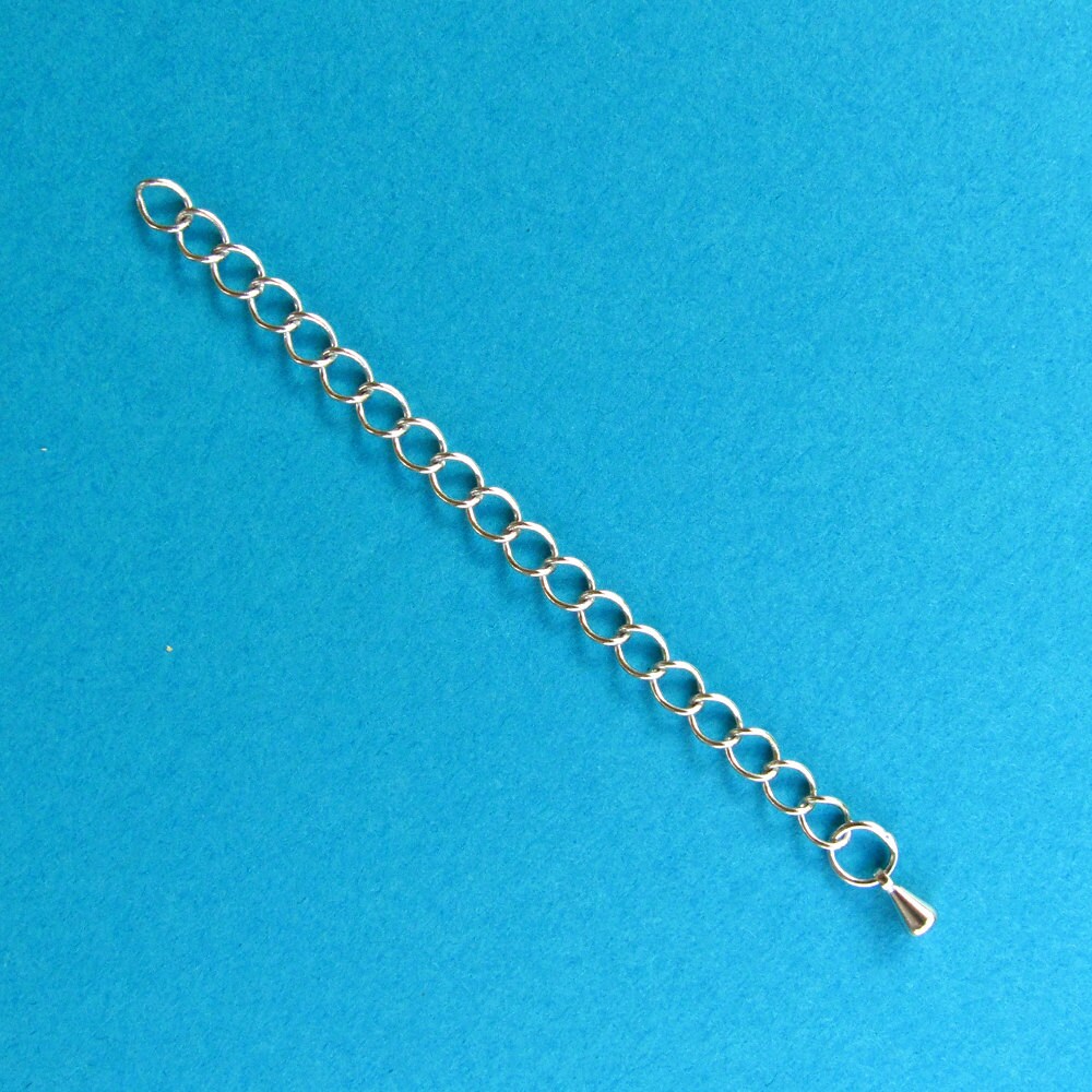 8 Closed Link Extension Chains 3 Inches Long Available In Antique 8-closed-link-extension-chains-3-inches-long-available-in-antique
