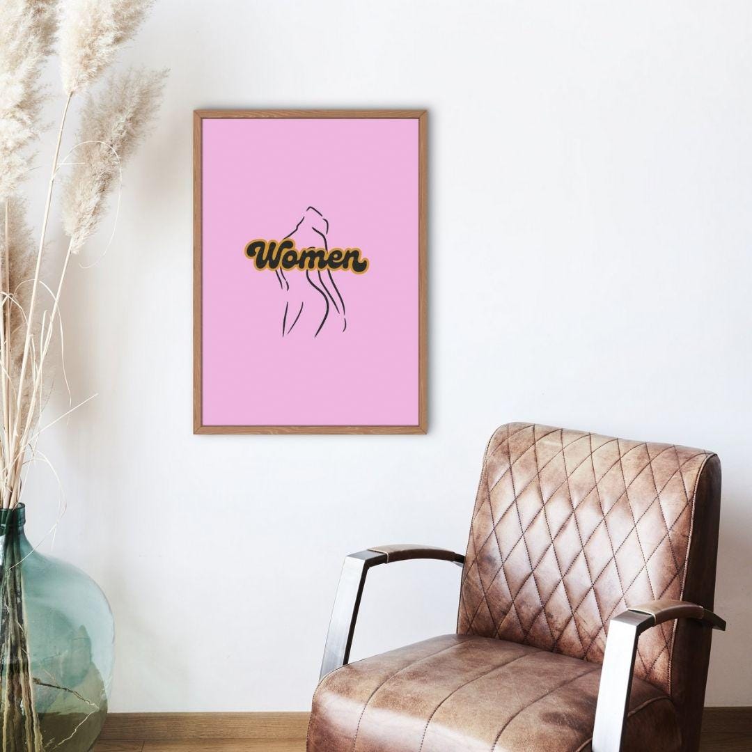 Girly Poster, A3 Poster, Digital Poster, Digital Download, Feminist ...