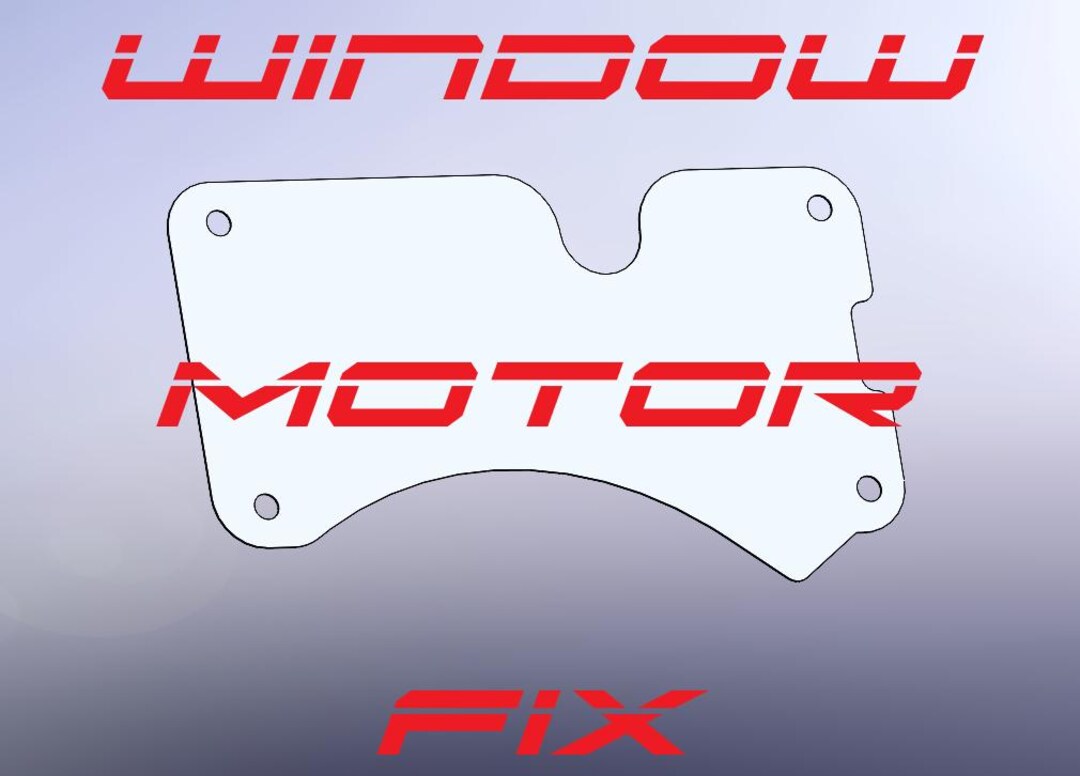 Window Motor Reinforcement Plate for 93 - 02 Camaro and Firebird Cars ...