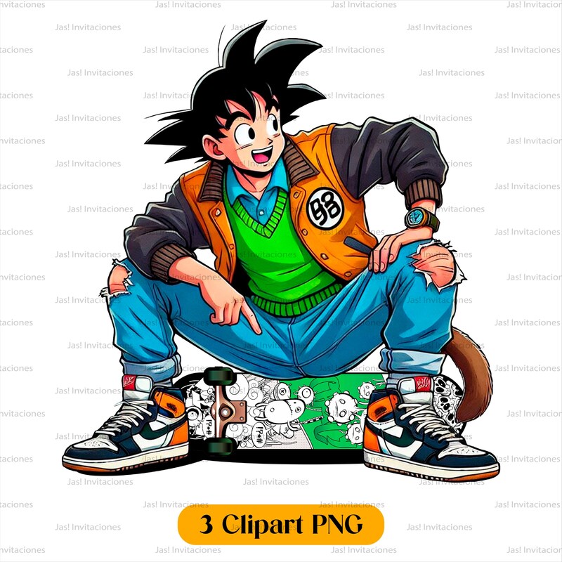 Goku Clips Dbz - Etsy