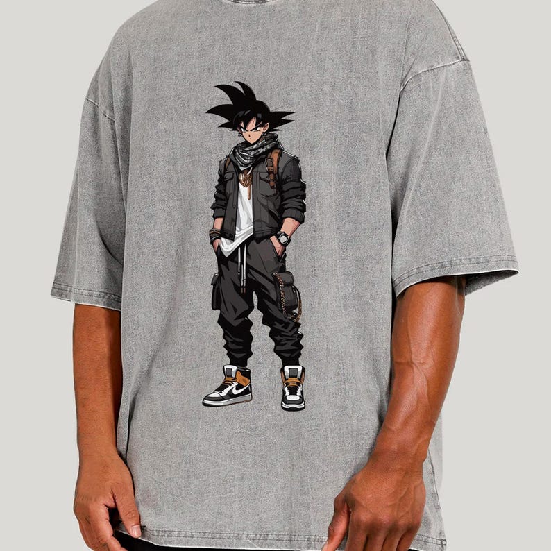 Urban Goku Clipart PNG | Cool Dragon Ball Z Anime | Modern | Outfit ...