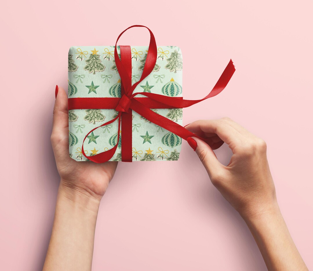 Printable Holiday Wrapping Paper for Christmas Gifts|instant Download ...