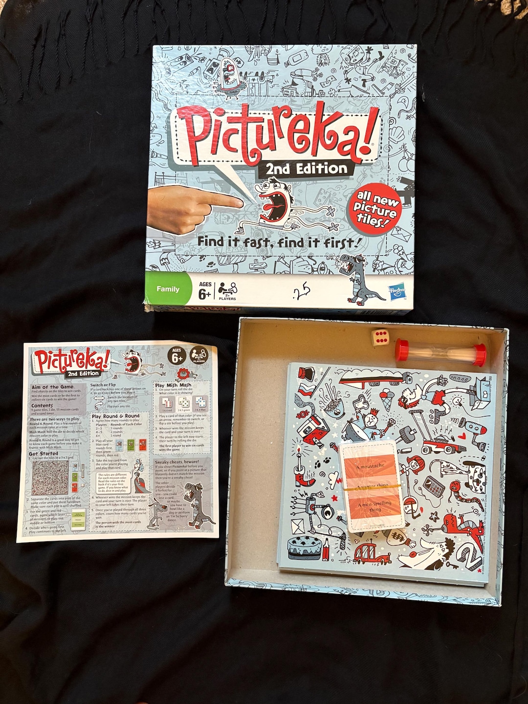 Pictureka Board Game 2nd Edition Ages 6+ Preowned Never Played. Cards ...