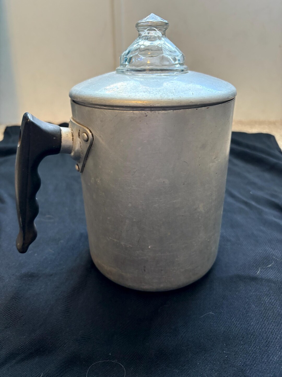 Vintage Glass Top Aluminum Perculator - Etsy