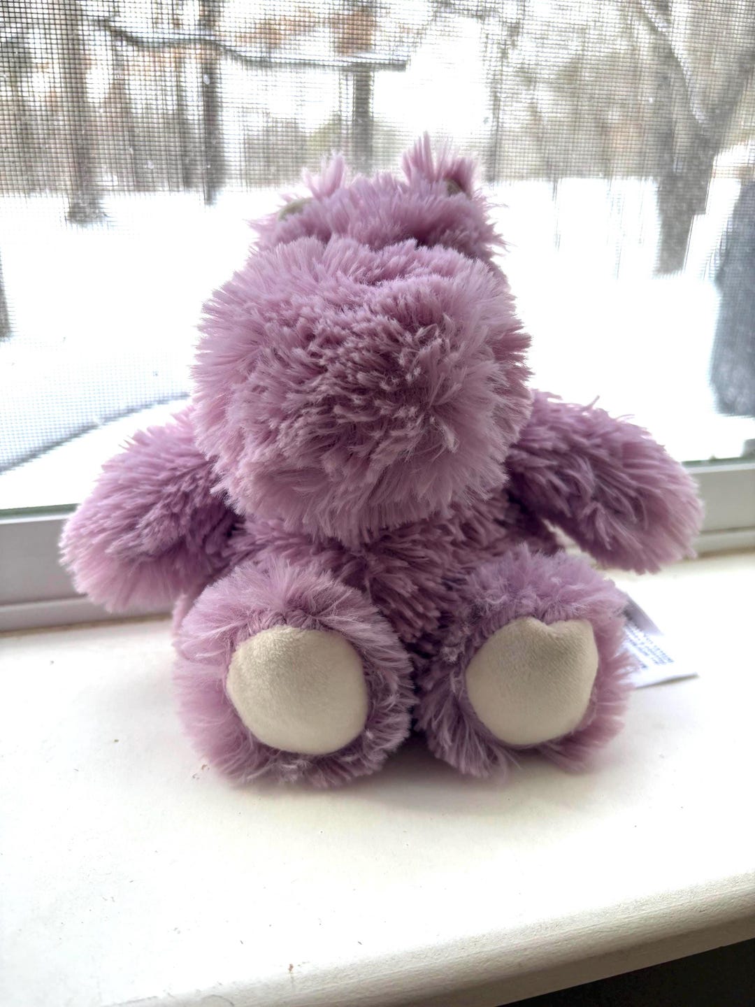 Warmies Intelex Hippo Cozy Plush Heatable Lavender Scented Stuffed ...
