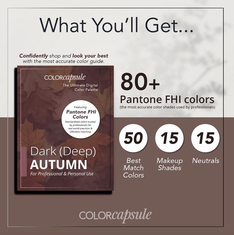 Dark (deep) Autumn Digital Color Palette | 12-season Color Analysis ...