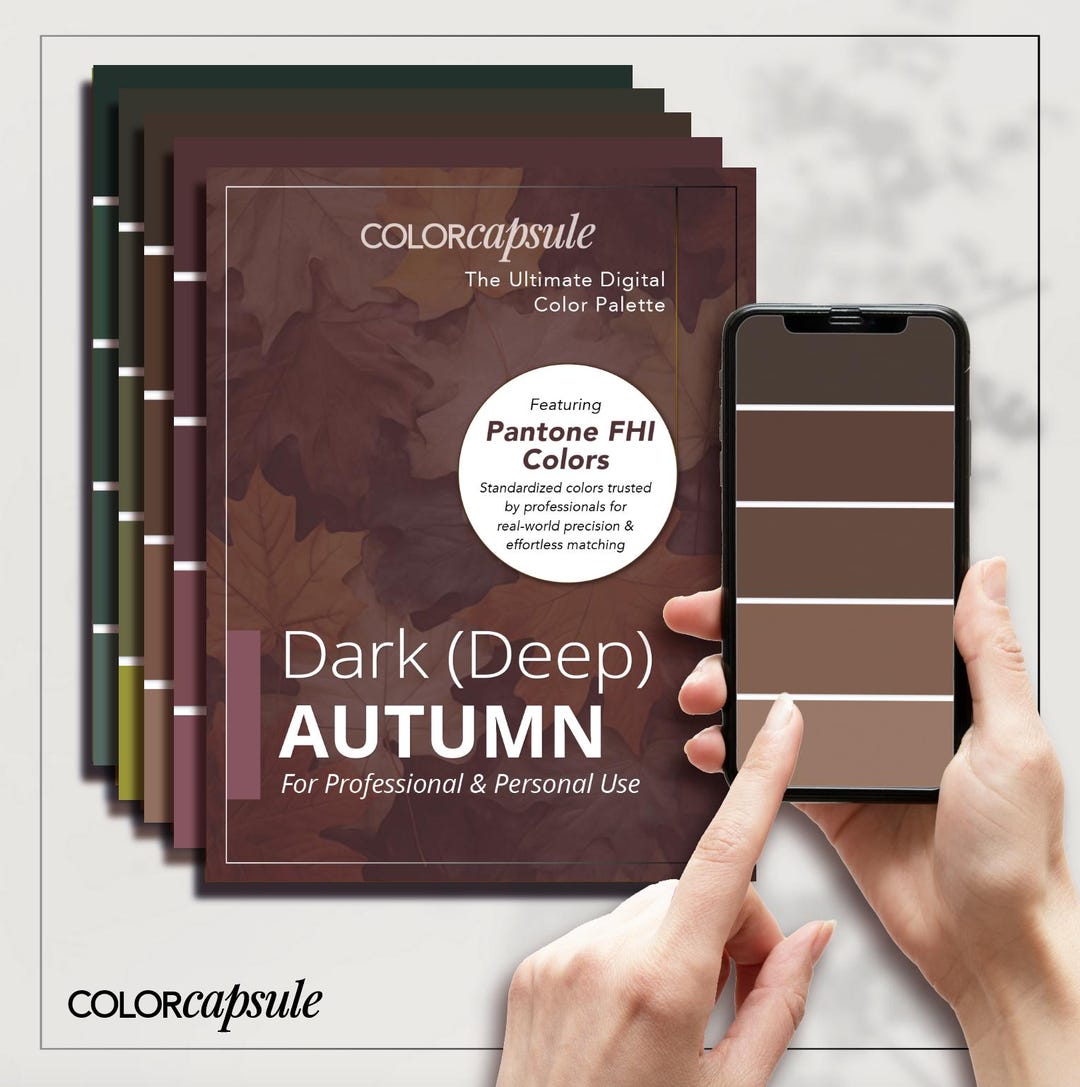 Dark (deep) Autumn Digital Color Palette | 12-season Color Analysis ...