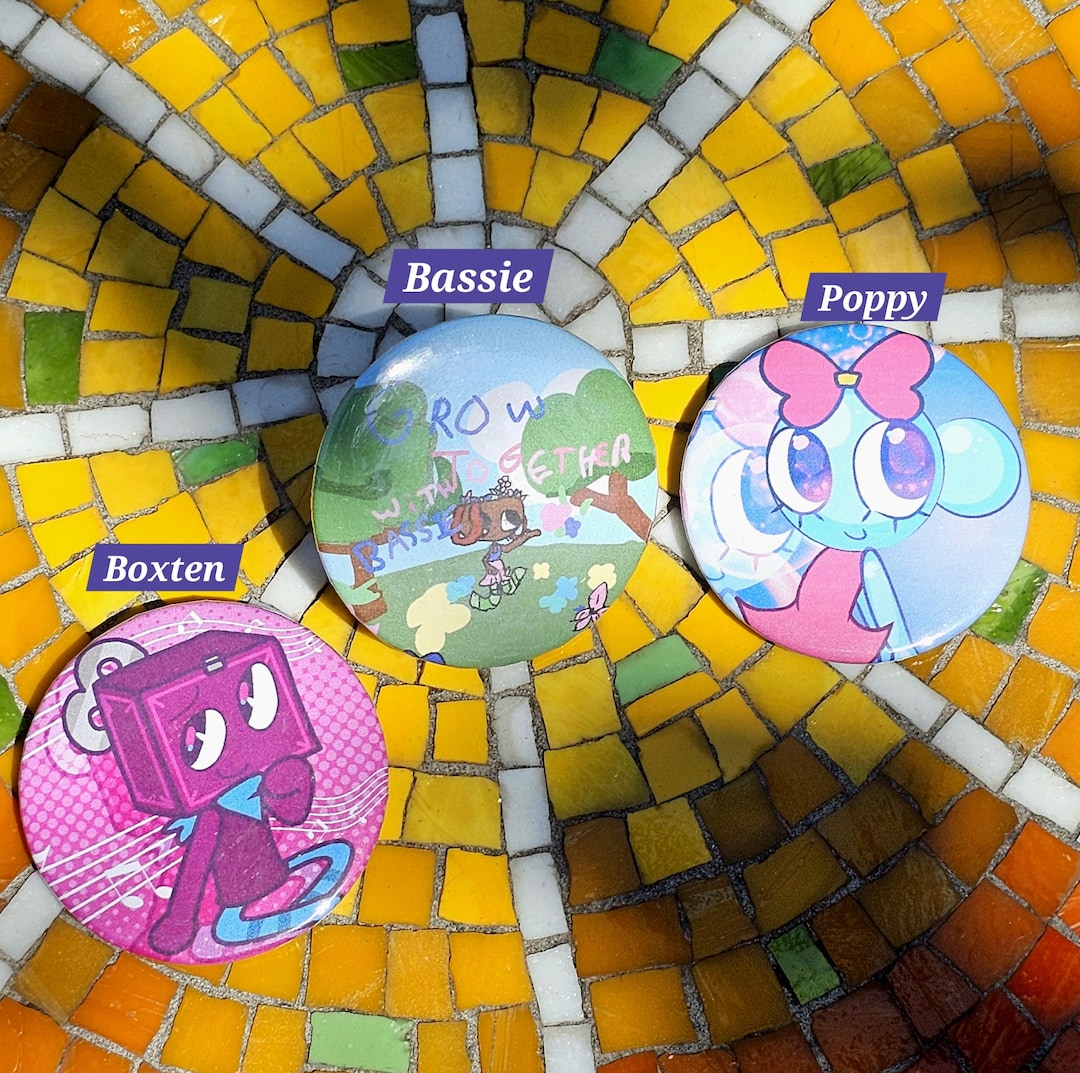 Dandy's World Pinback Buttons - Etsy