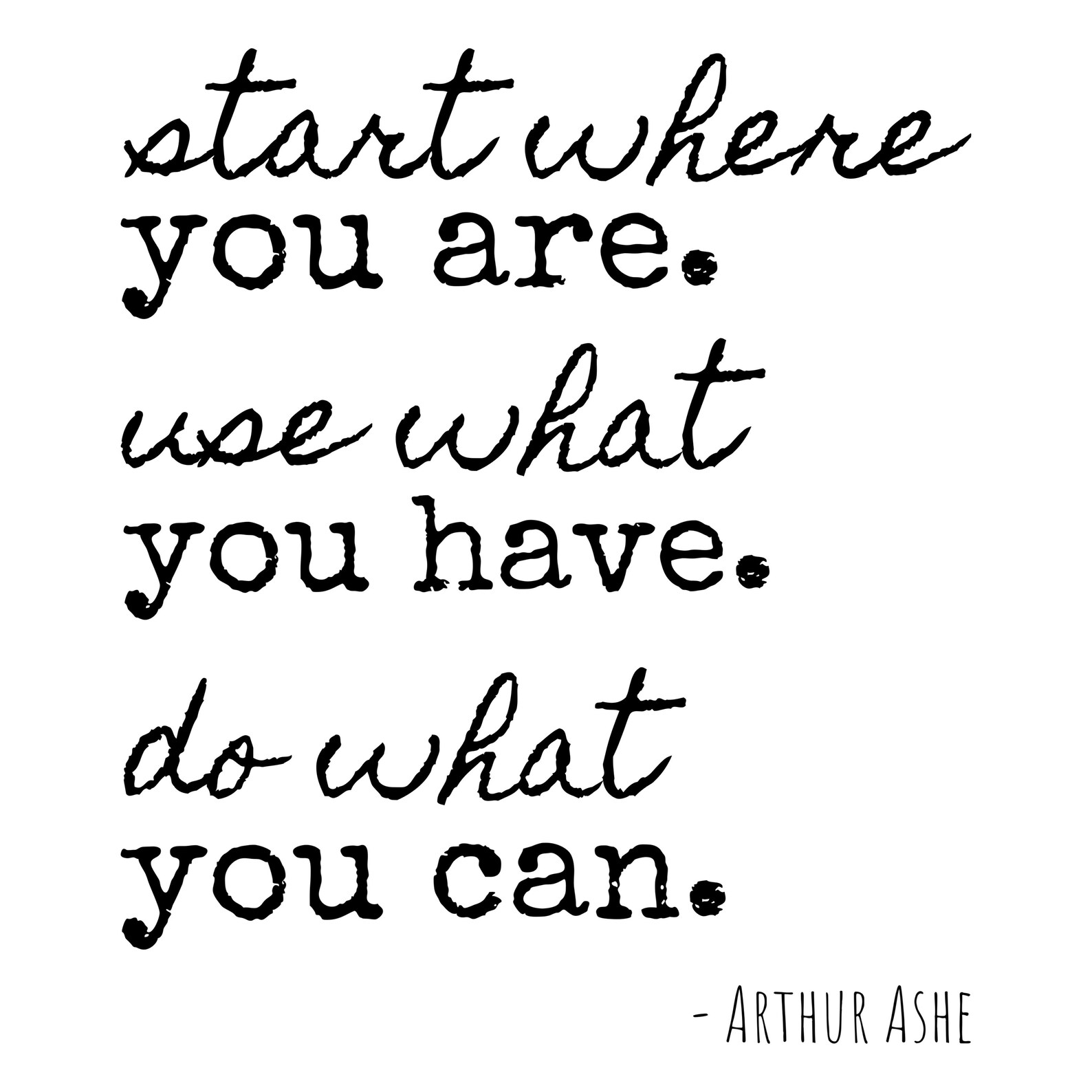 Start Where You Are. Use What You Have. Do What You Can. - Digital ...