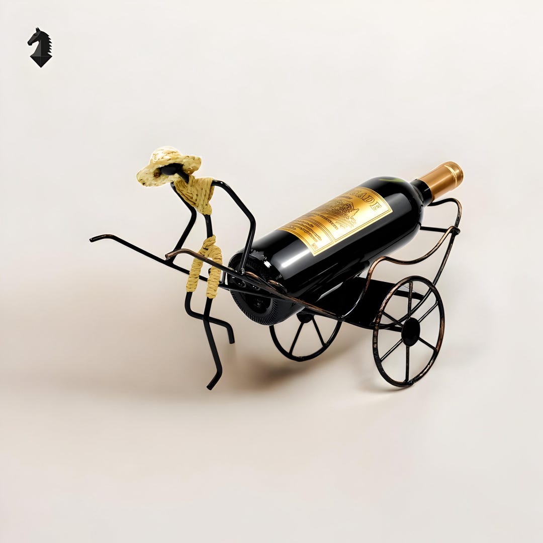 Rustic Wheelbarrow Wine Holder - Etsy