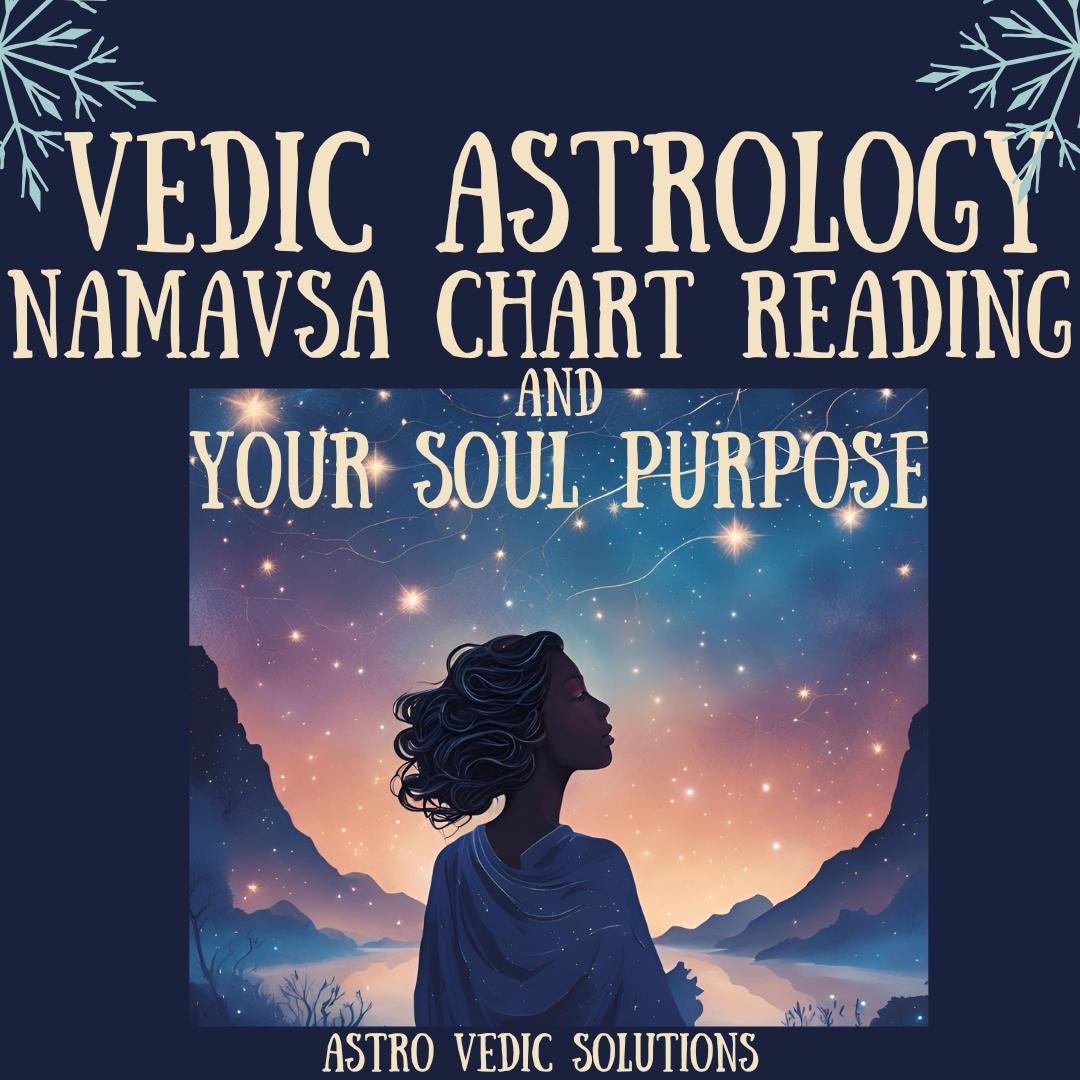 Navamsa Chart Life Purpose Reading, Vedic Astrology Personal Destiny ...