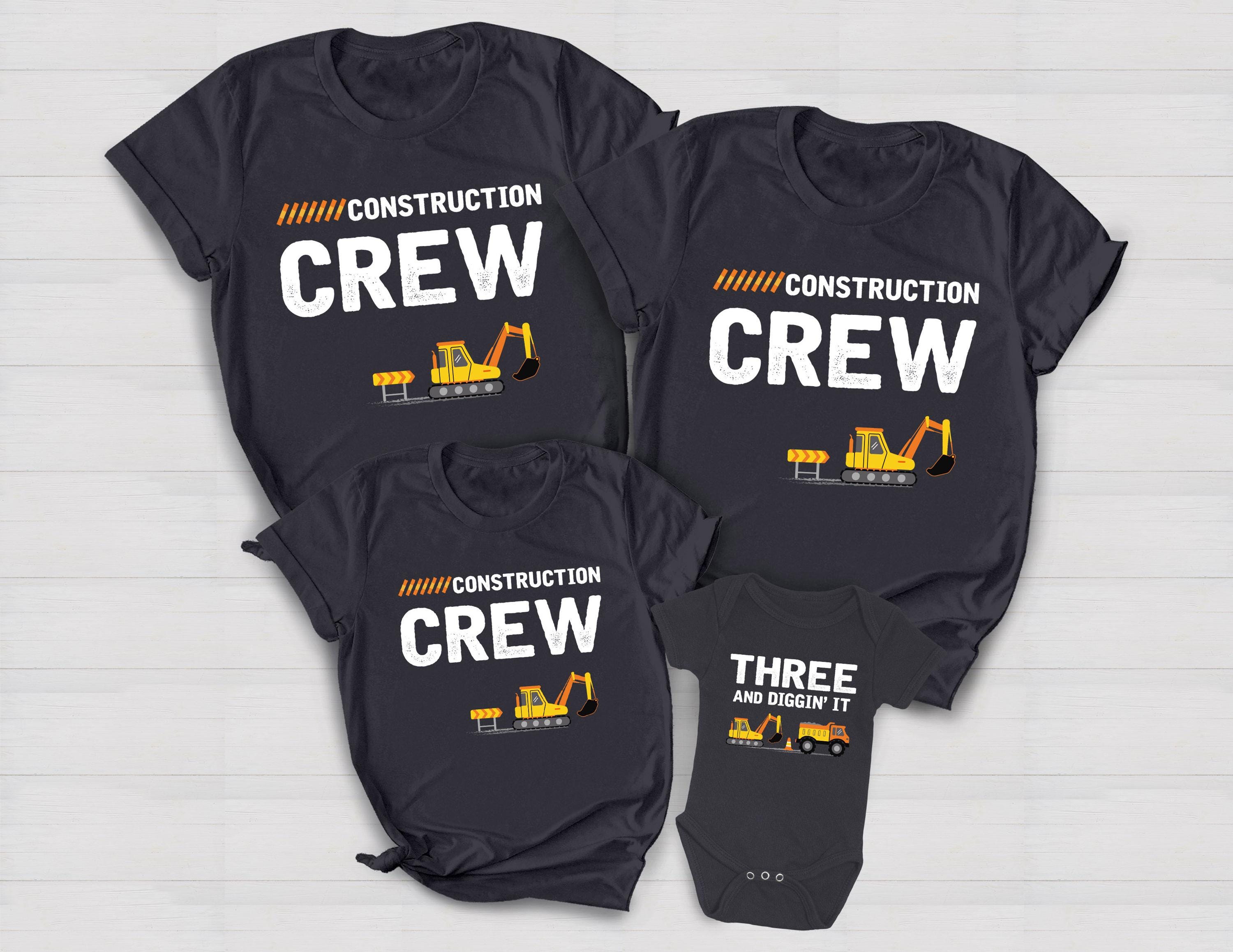 Construction Crew Shirt, Two and Diggin' It, Birthday Boy Shirt ...