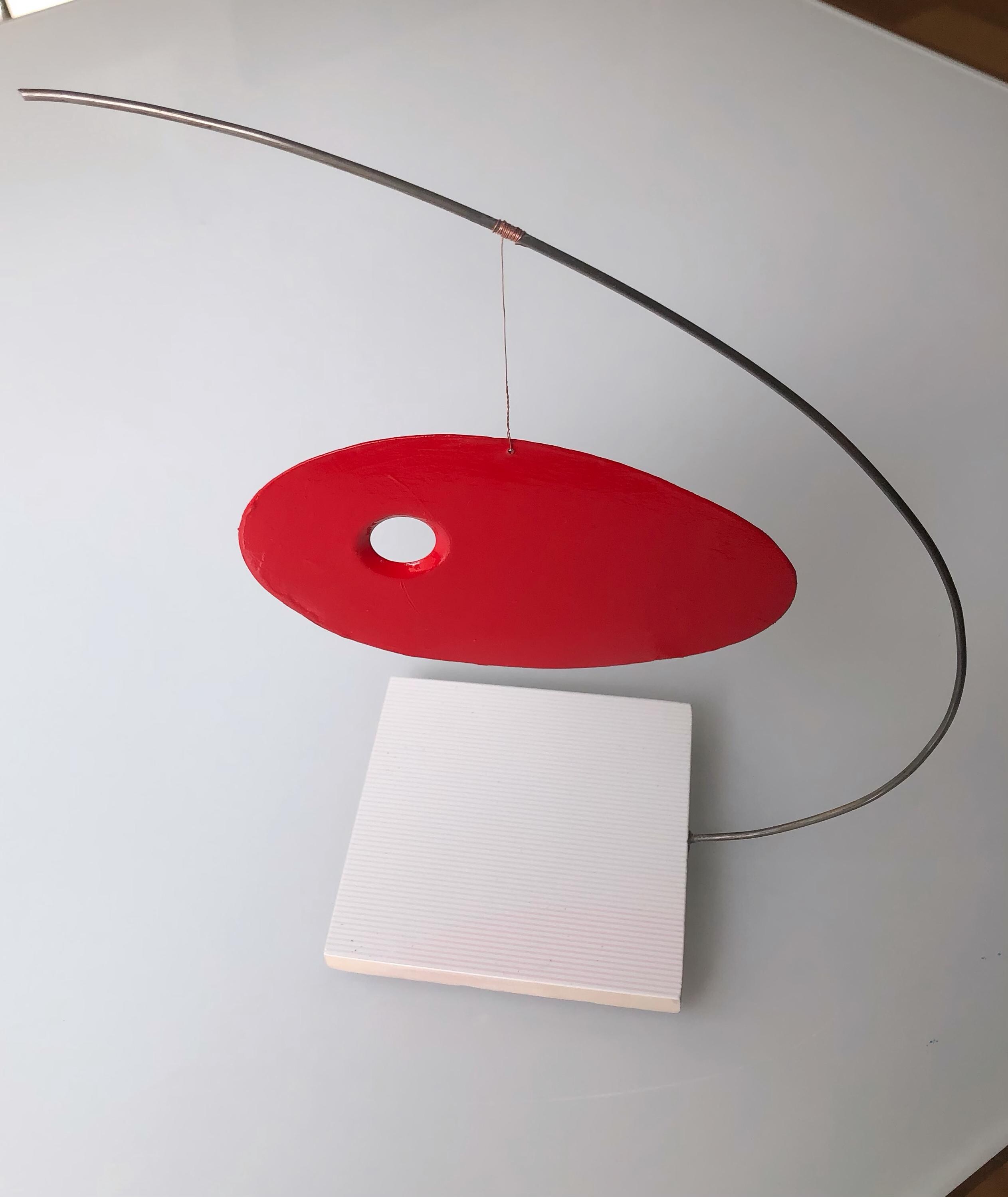 Floating Ellipse With Hole Sculpture - Etsy