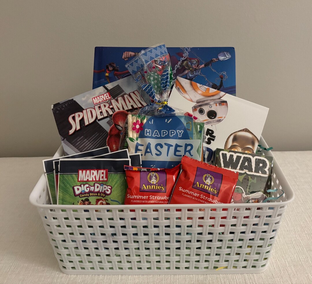 Easter Gift Basket- Marvel Theme SHIPS FREE - Etsy