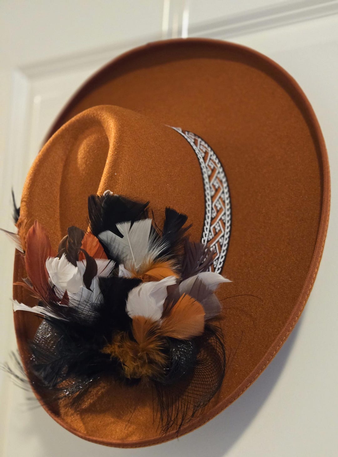 Women's Rust Fedora Style Hat - Etsy