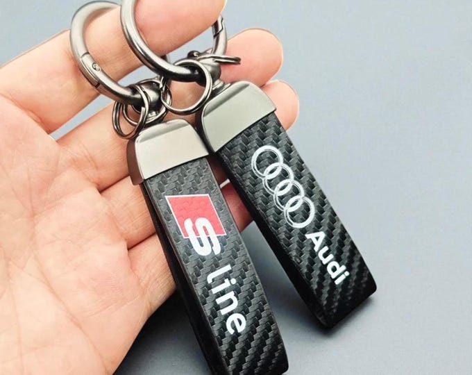 Audi Embroidered Keychain - Etsy