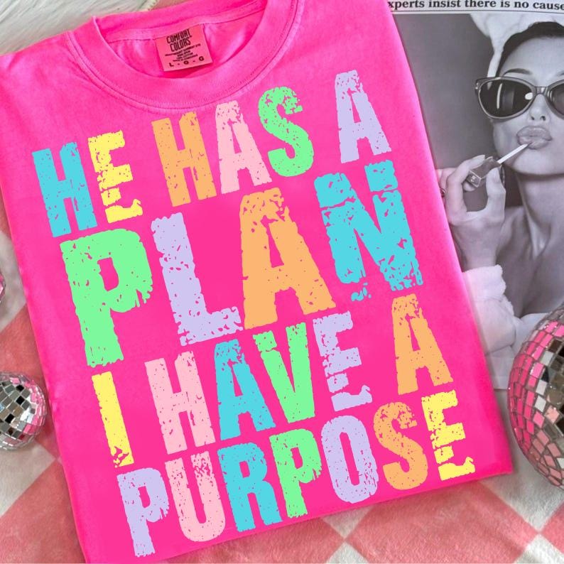 Christian Bundle PNG, Smiley Png, He Has a Plan I Have a Purpose Jesus ...