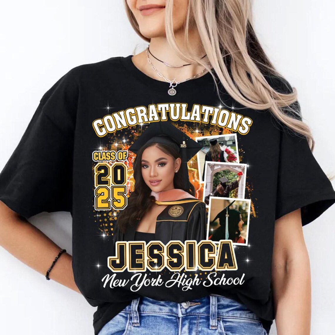 Custom Graduation 2025 PNG | Class of 2025 Photo Design | Personalized ...