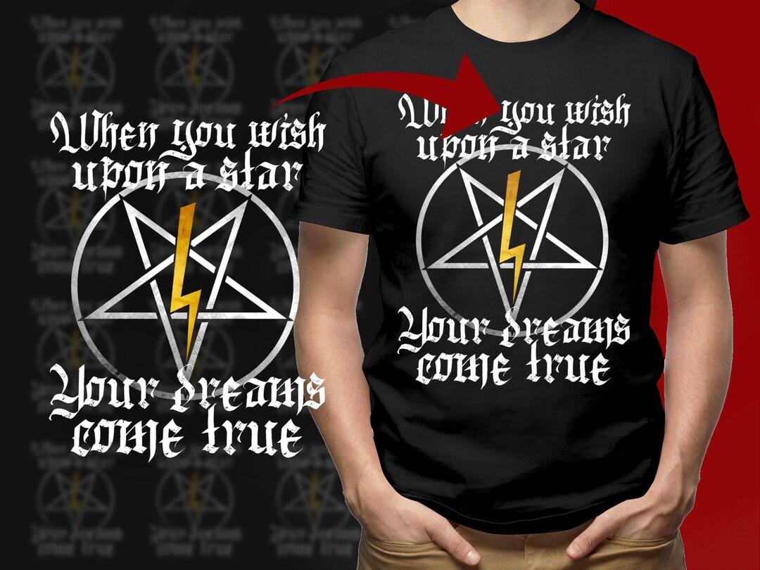 Satanic Tshirt Design PNG, Occult Satanic Symbols, Gothic Art ...