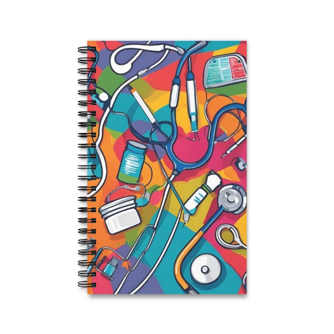 Medical Professional Spiral Journal, Nursing Doctor CNA Lon Notebook ...