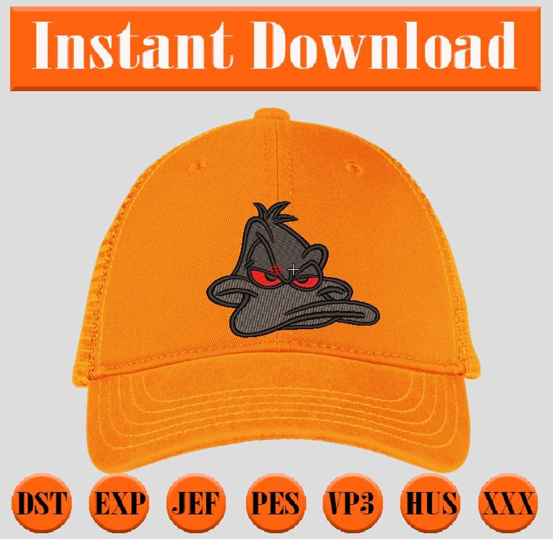 Embroidery Design for Duck Black 3d Puff Cap - Etsy