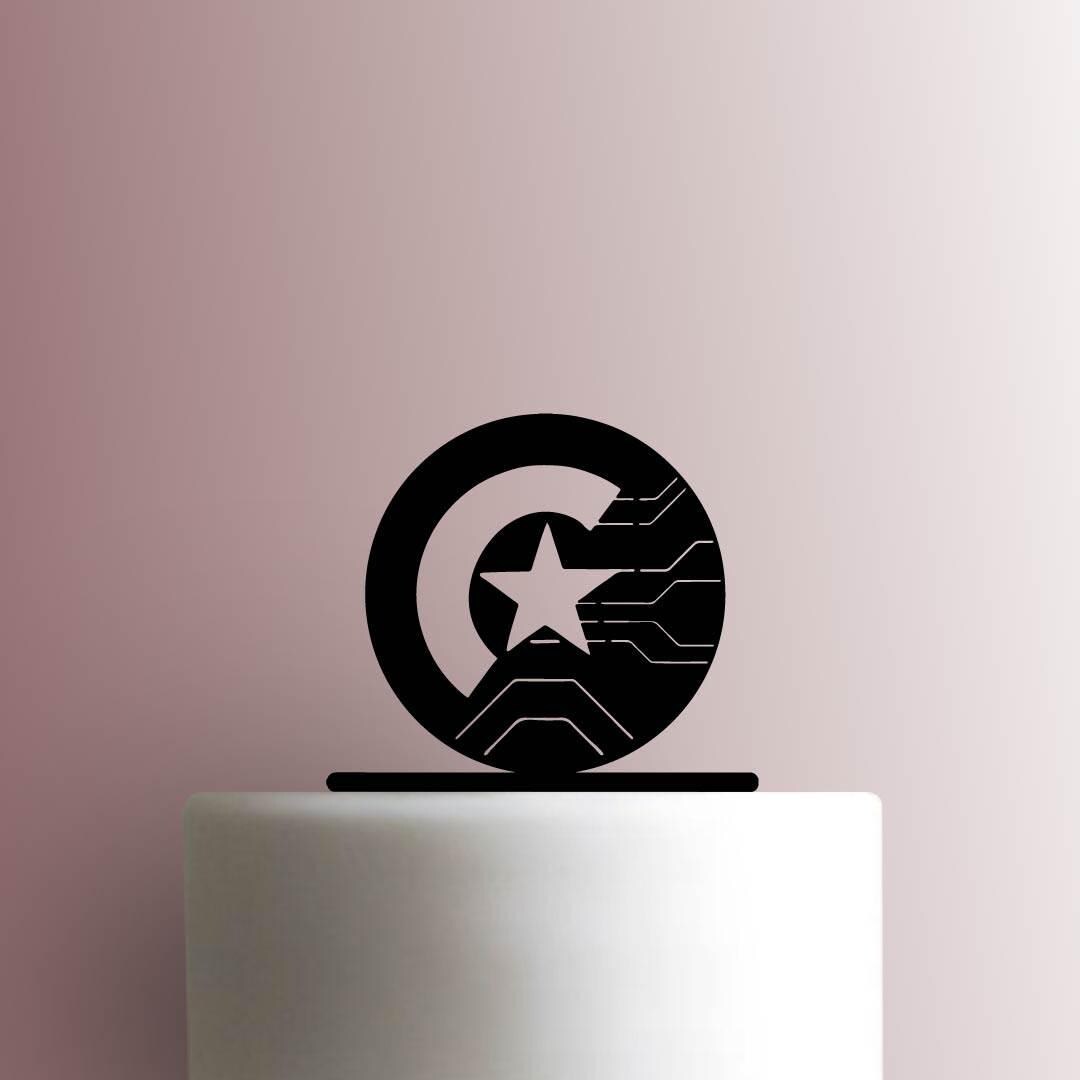 Captain America and the Winter Soldier - Acrylic Cake Topper - Etsy