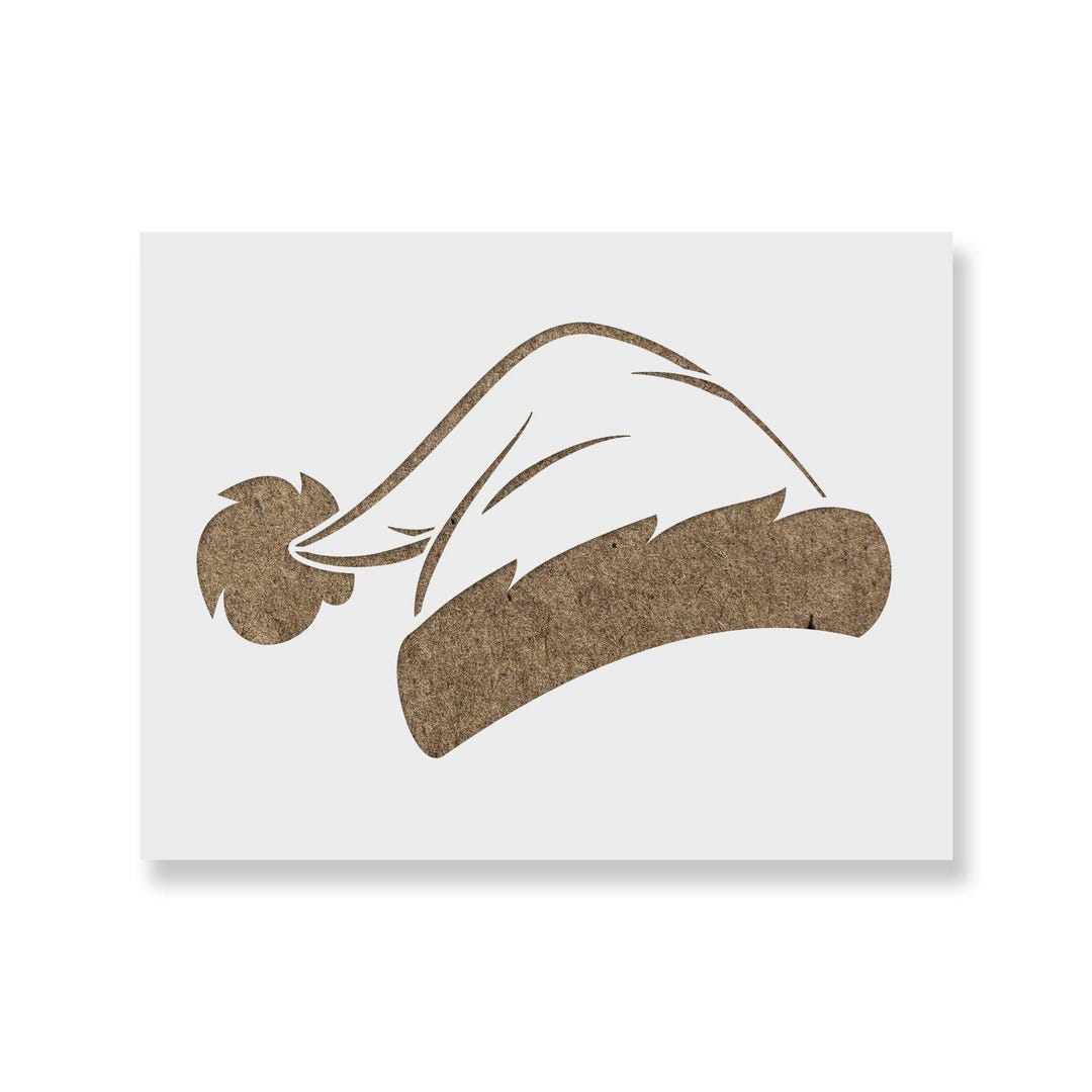 Santa Hat Stencil - Etsy