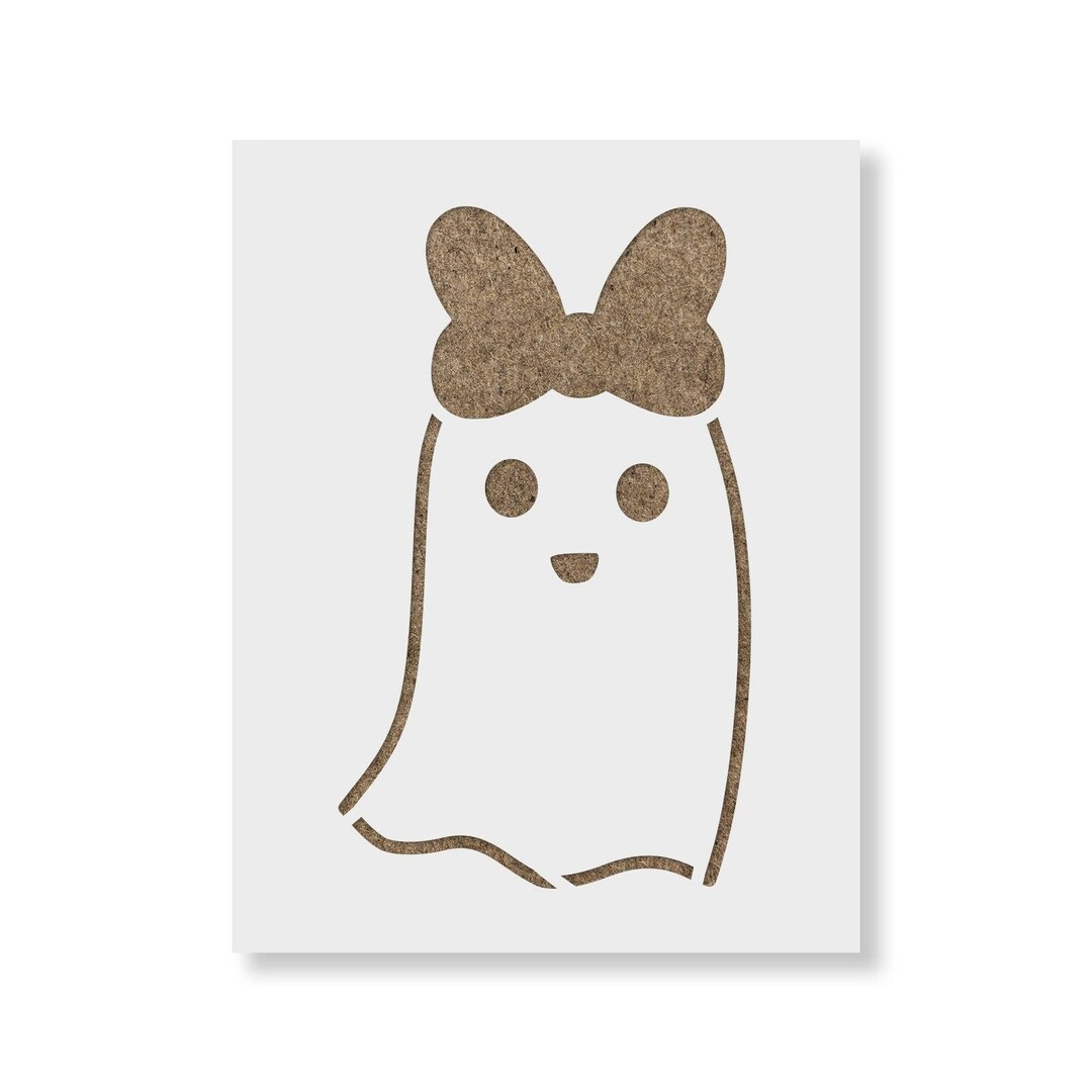 Girl Ghost Halloween Stencil - Etsy
