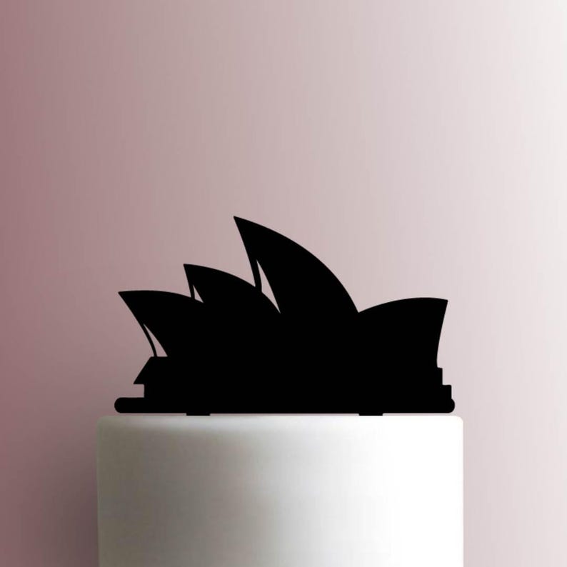 Sydney Opera House - Acrylic Cake Topper - Etsy Australia