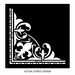 Spades Decorative Corner Stencil - Etsy