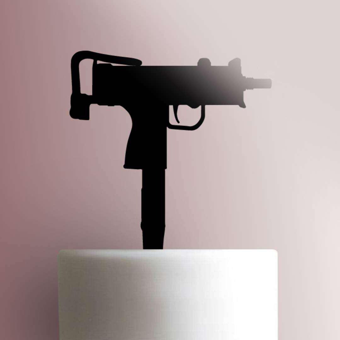 Uzi- Acrylic Cake Topper - Etsy