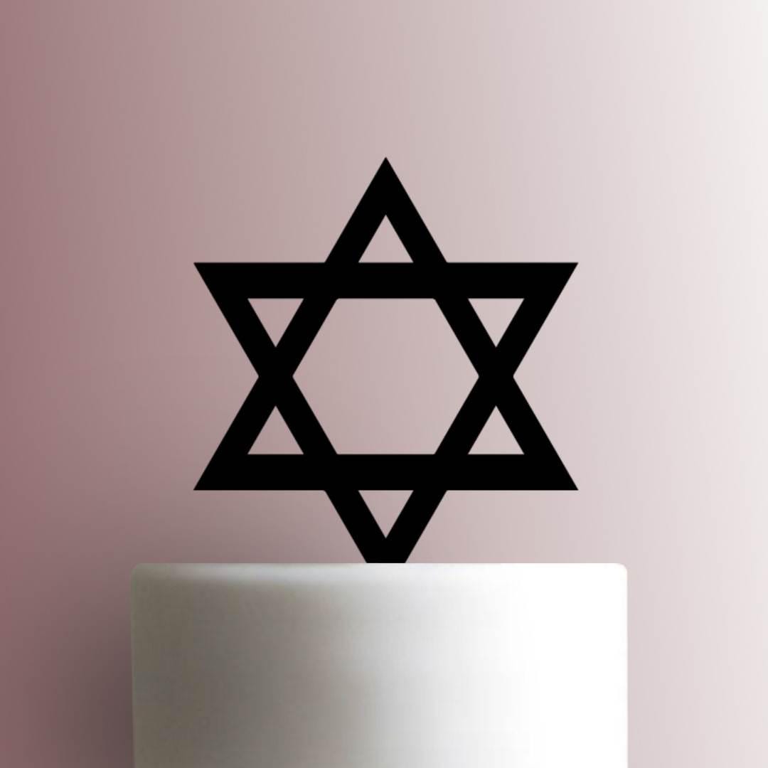 Star of David - Acrylic Cake Topper - Etsy