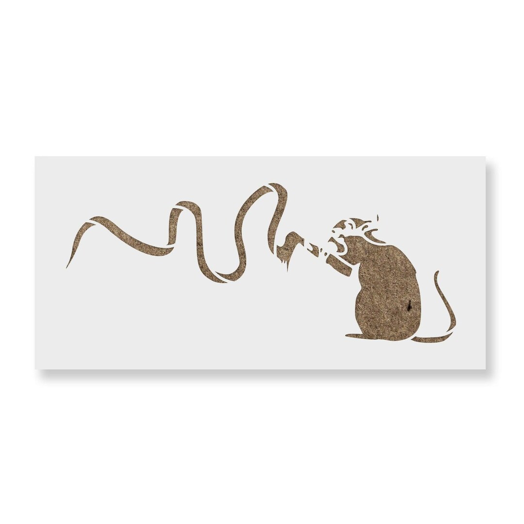 Vandal Banksy Stencil - Reusable Stencil - 190 Micron Mylar - Etsy