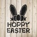 Hoppy Easter Stencil - Reusable Stencil - 190 Micron Mylar - Etsy