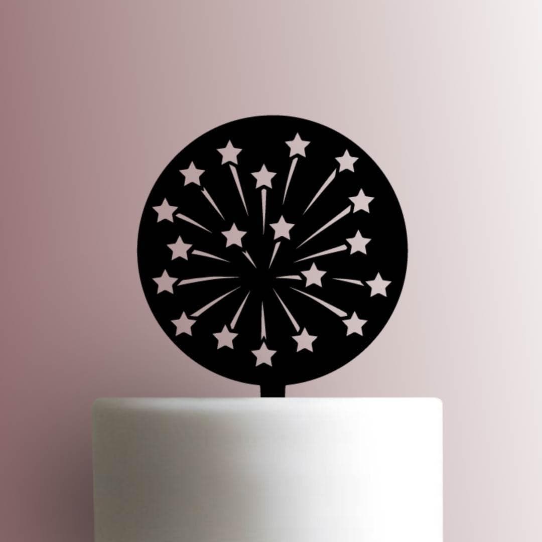 Fireworks - Acrylic Cake Topper - Etsy