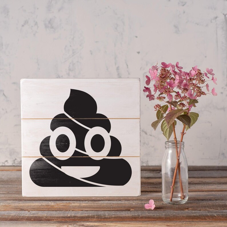Emoji Poop Stencil - Craft Airbrush Painting Wall Art Decor DIY ...