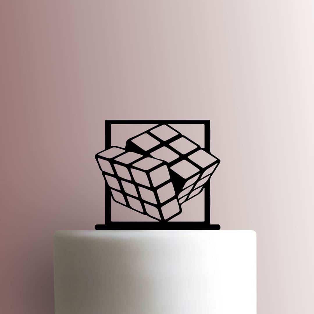 Rubiks Cube - Acrylic Cake Topper - Etsy UK