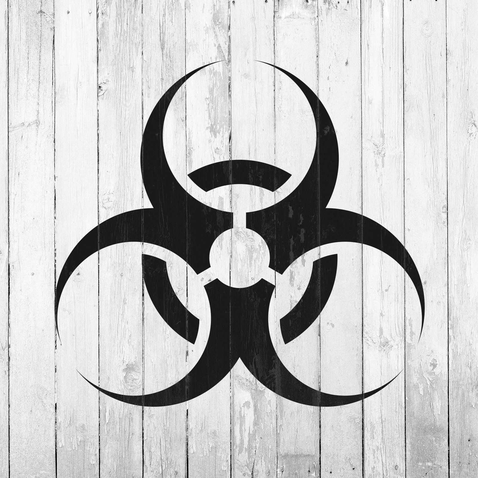 Biohazard Stencil - Etsy