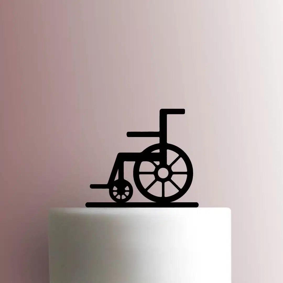 Wheelchair - Acrylic Cake Topper - Etsy