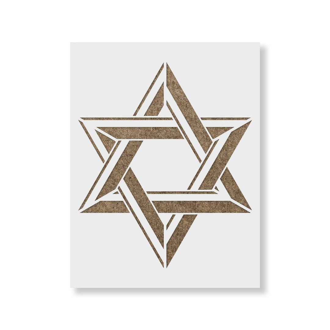 Star of David Stencil - Reusable Stencil - 190 Micron Mylar - Etsy