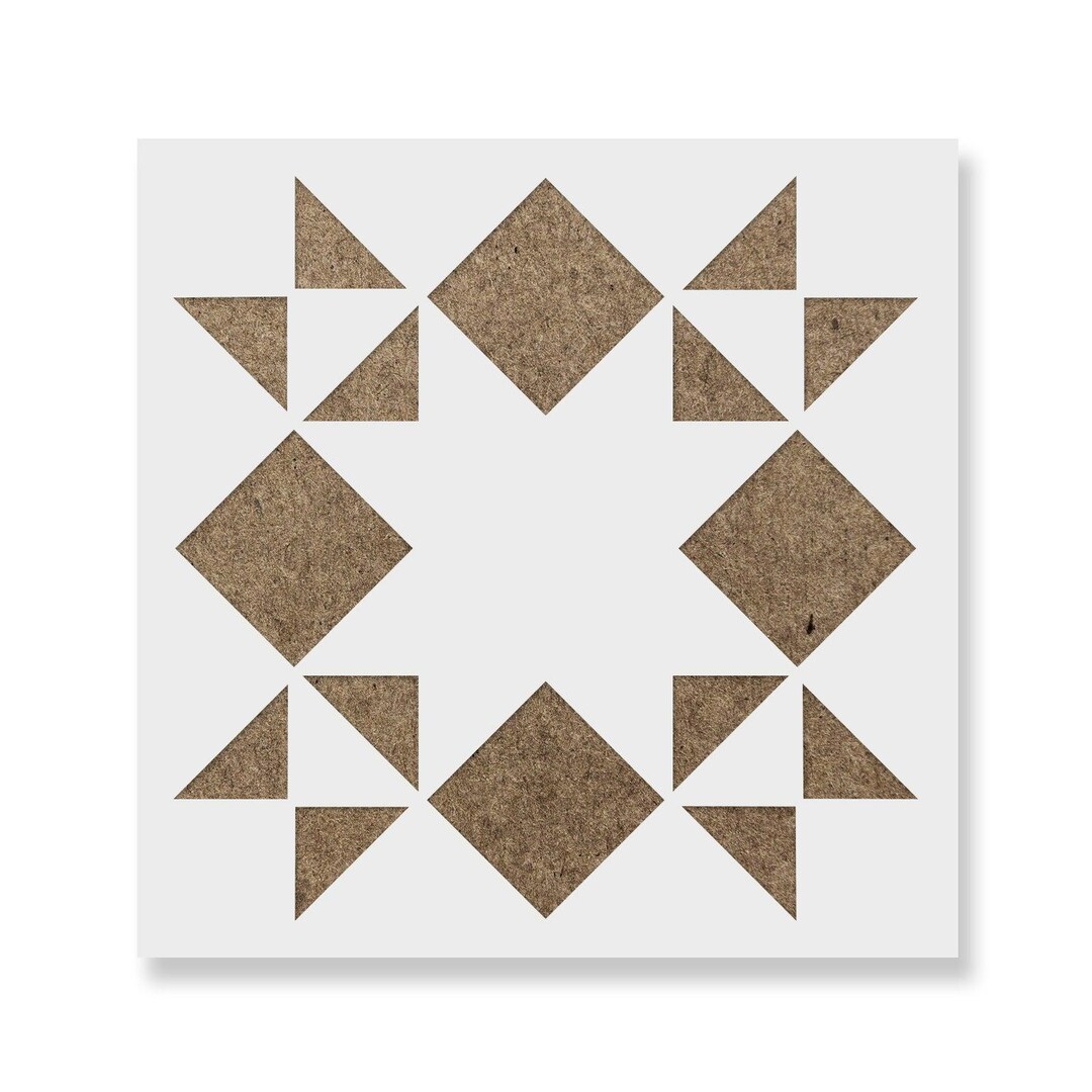 Sunshine Quilt Block Stencil Reusable Stencil 190 Micron Mylar - Etsy