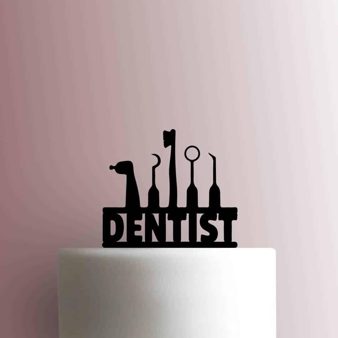 Dentist - Acrylic Cake Topper - Etsy