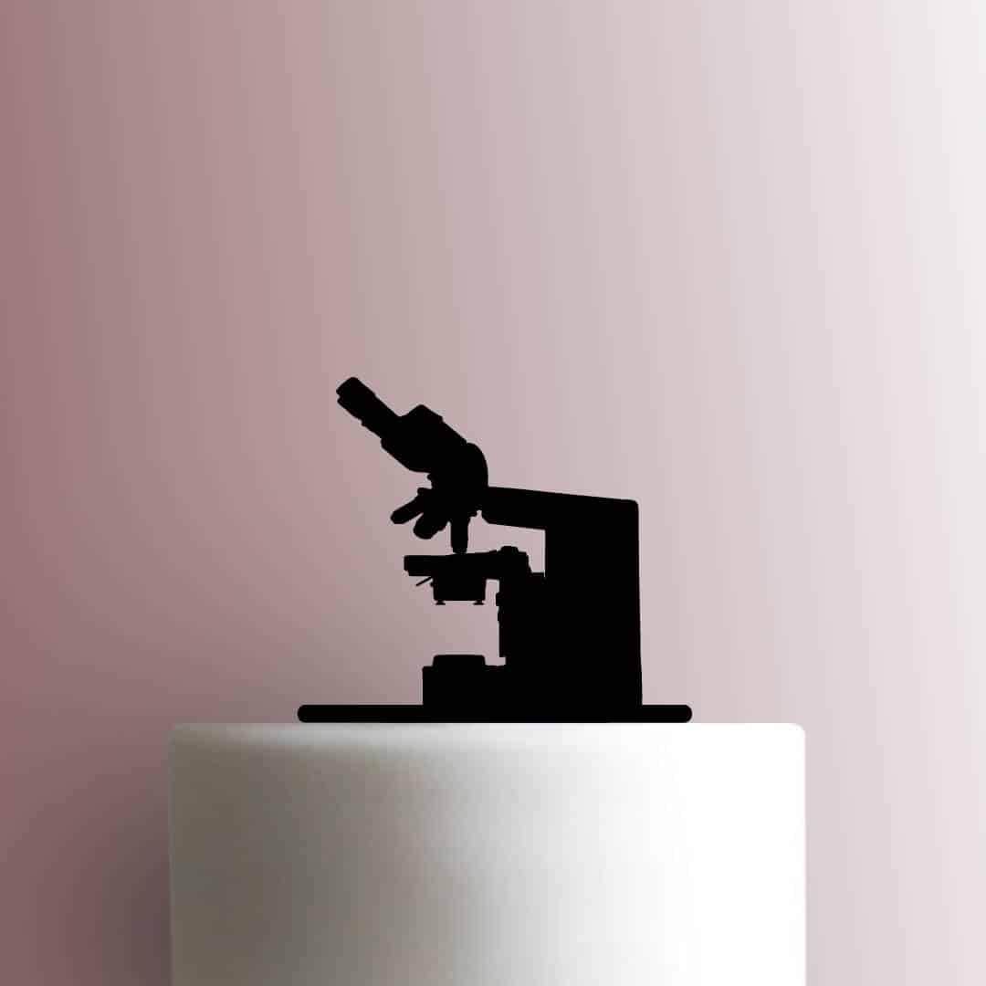 Microscope - Acrylic Cake Topper - Etsy