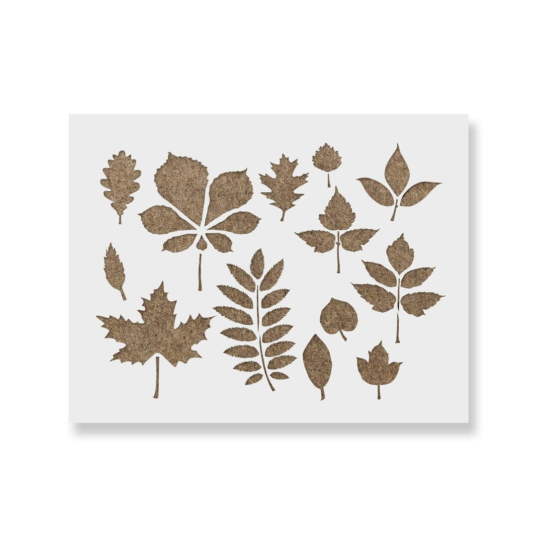 Fall Leaves Stencil - Etsy